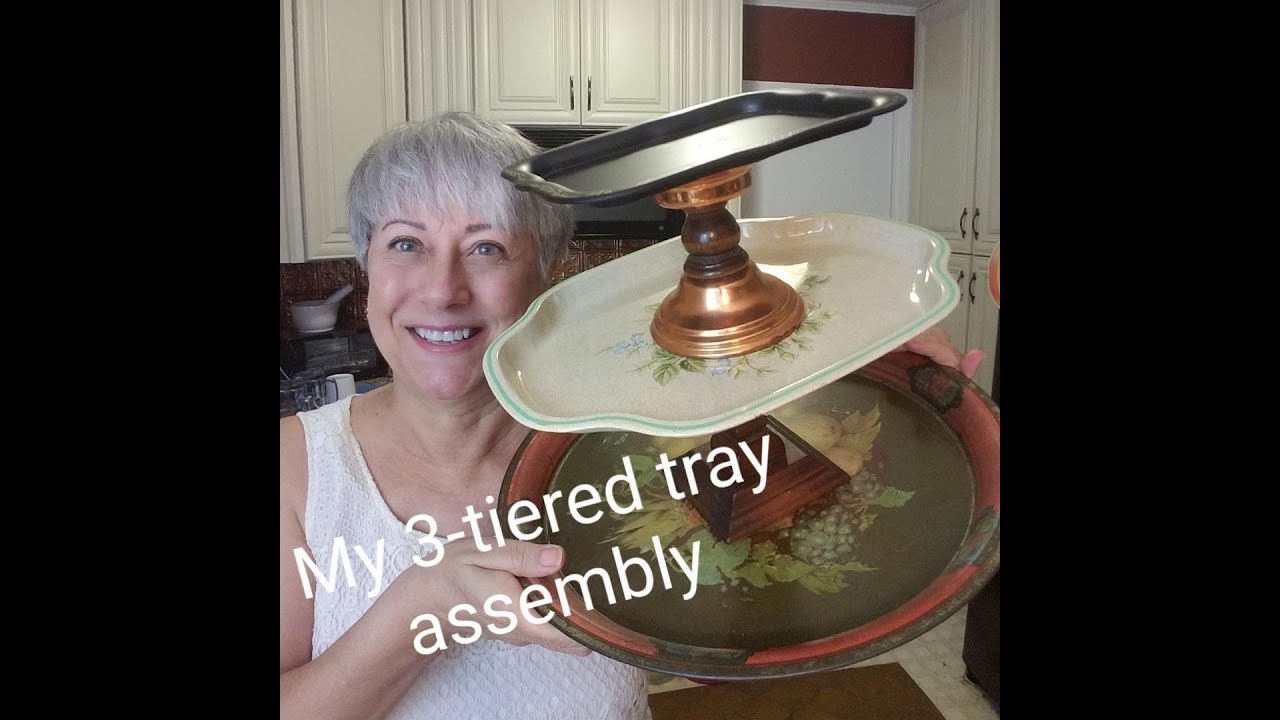 3-tiered tray assembly - YouTube