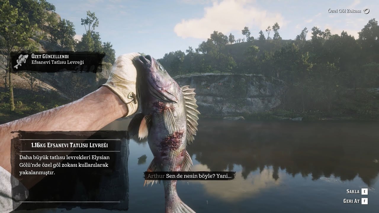 Red Dead Redemption 2 - Legendary Fish Perch - YouTube