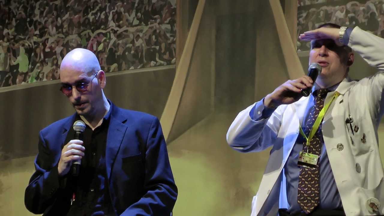 2 The Ranting Gryphon and Onkel Kage - On Stage 2/3 - Eurofurence 18 ...