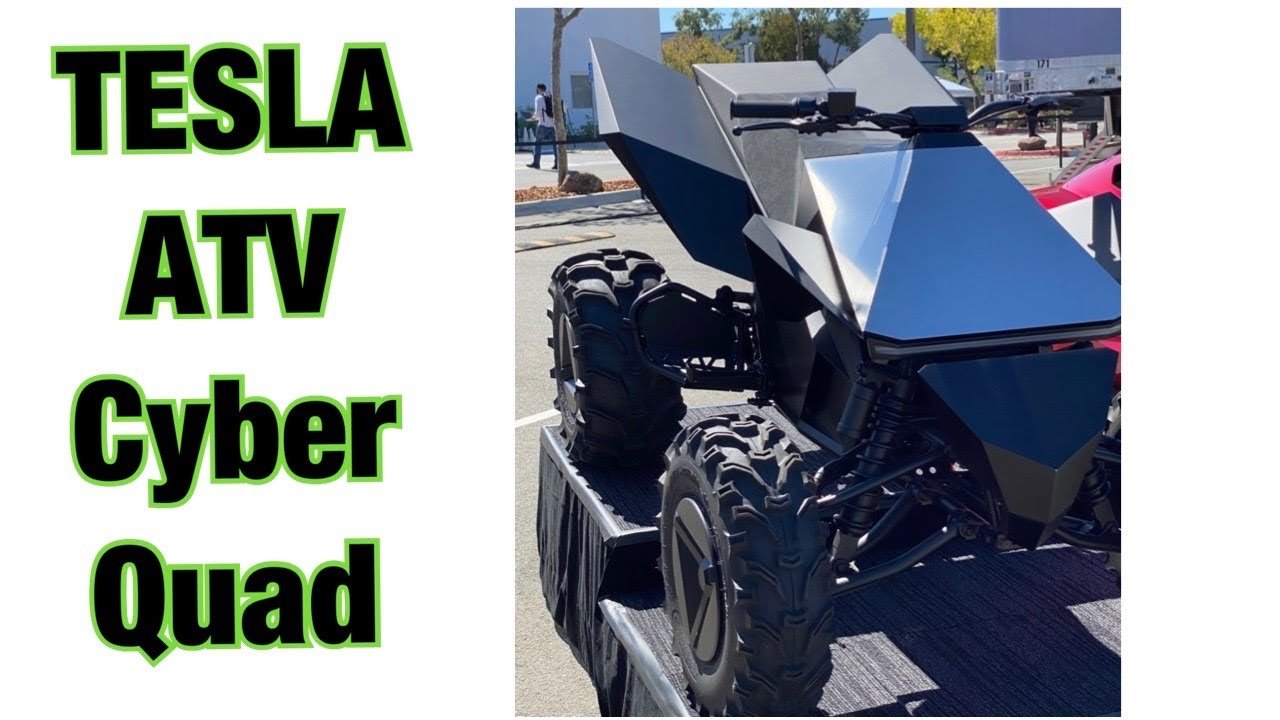 Tesla Cyber Quad update | Electric Atv 4 wheeler off-road - YouTube