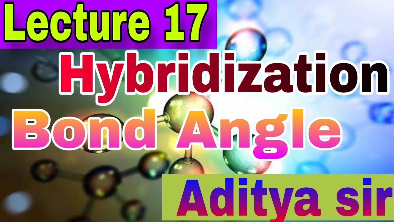 Hybridization and Bond angle | Bond angle trick | Hybridization trick ...