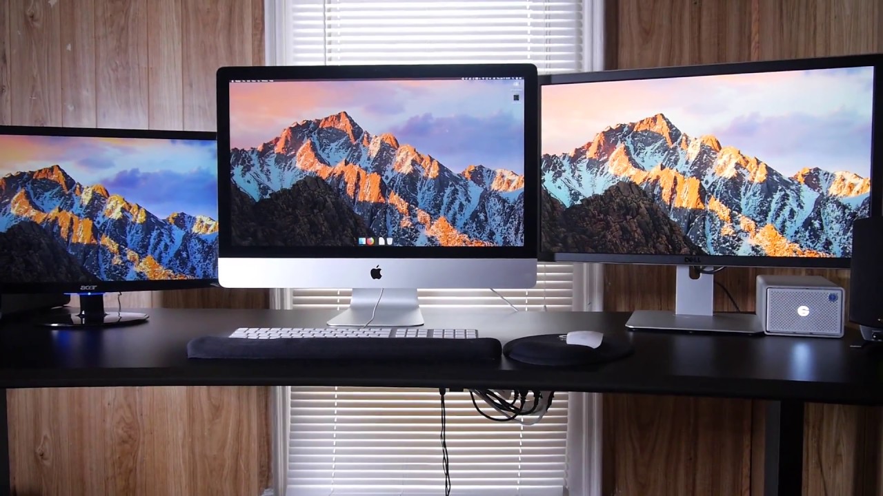 Under Desk Cable Management for Sit/Stand Desks - YouTube