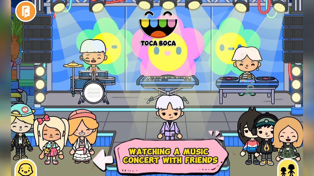 Watching a Music Concert With Friends🥳 Toca Boca - YouTube