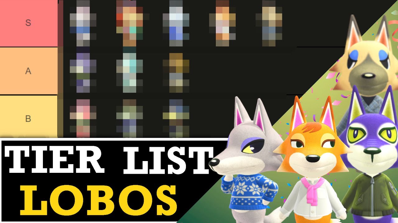🐺 TIER LIST LOBOS Animal Crossing New Horizons | Cabuig | - YouTube