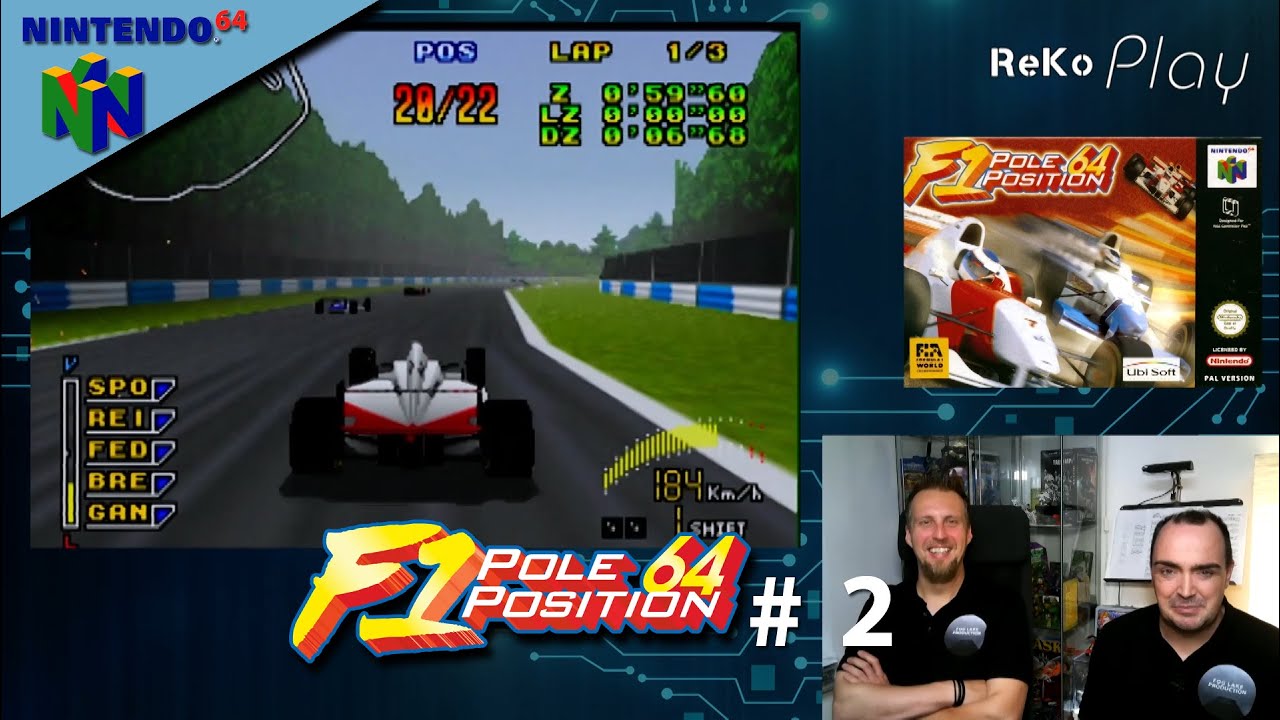 ReKo Play - # 241 - F1 Pole Position 64 (Nintendo 64) [Teil 2/3] - YouTube