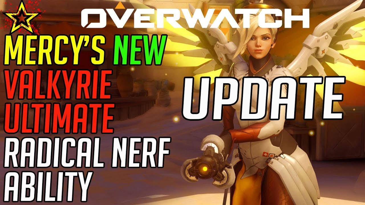 Overwatch - Mercy Update New Valkyrie Ultimate Nerf - YouTube