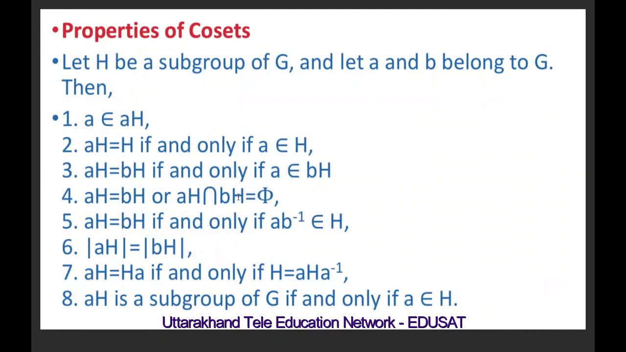 Group Theory - Coset Decomposition - YouTube