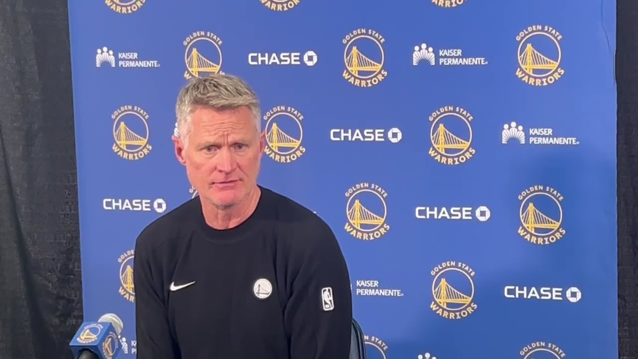 Steve Kerr talks about losing to the Thunder - YouTube