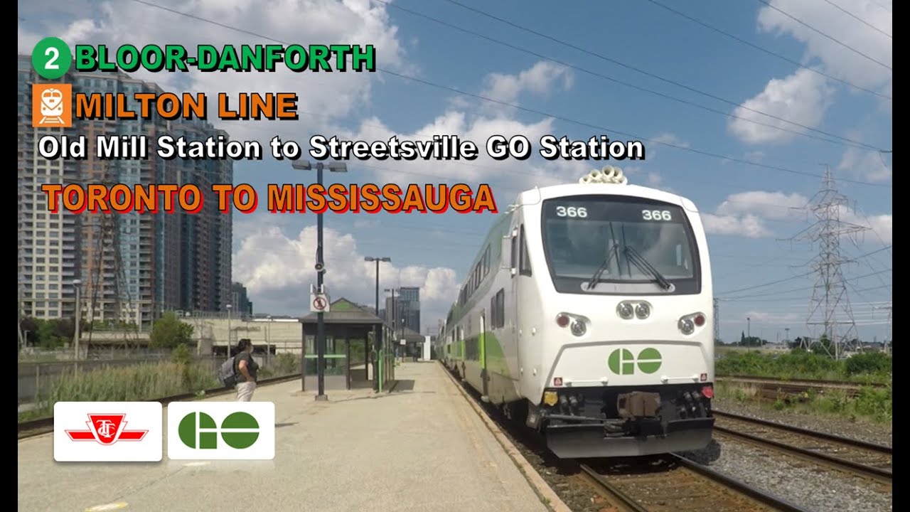 TTC & GO Transit POV Walk: Old Mill Station to Streetsville GO Station ...