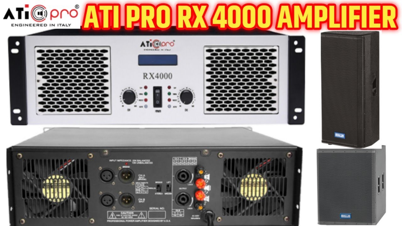 ATI PRO RX 4000 AMPLIFIER full details - YouTube