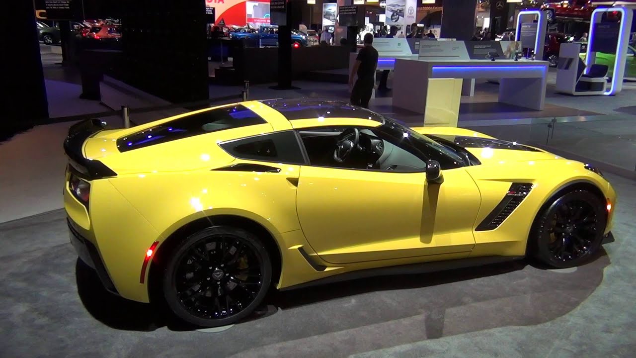 2016 Chevrolet Corvette Z06 in Corvette Racing Yellow @ 2016 Canadian ...