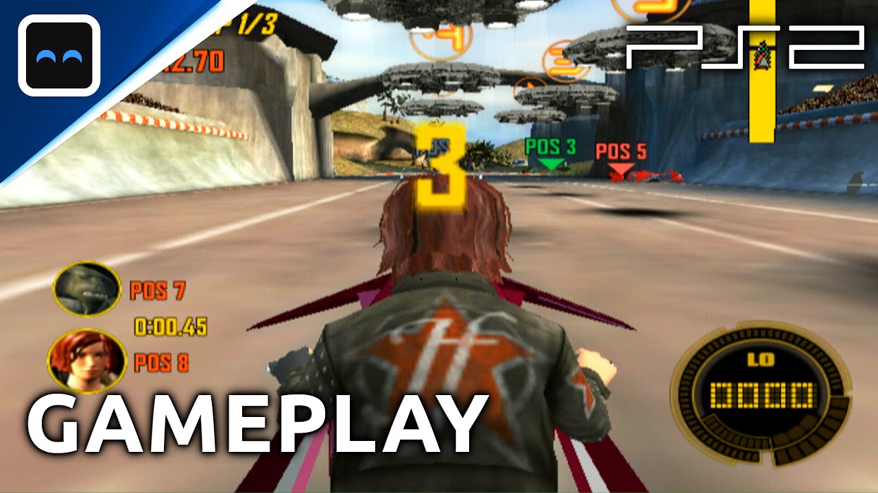Hyper Speeds In Powerdrome PS2 - YouTube