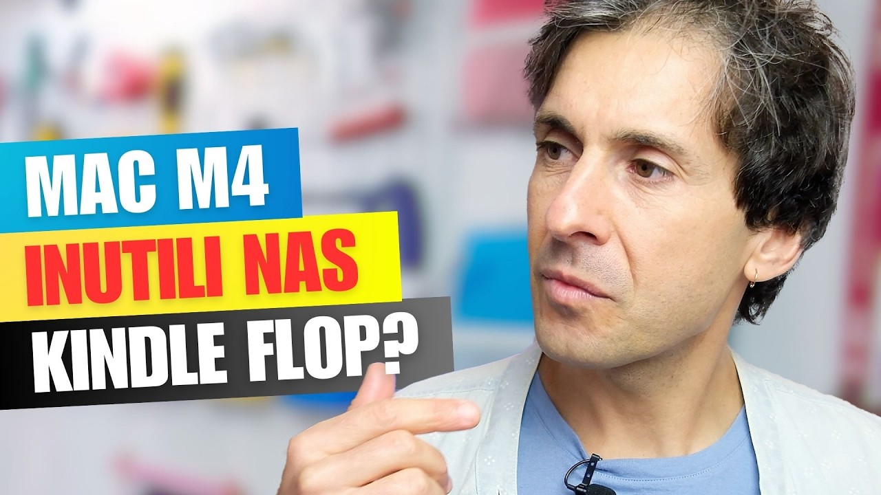 VLOG 19 - Mac M4 in prova // Kindle Colorsoft Flop // Terramaster F4 ...