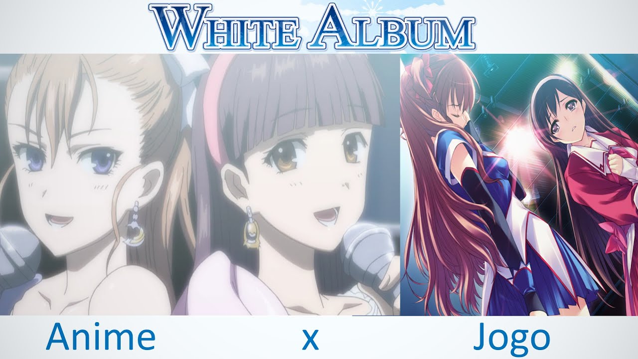 Conferindo a adaptação - Anime X Visual Novel de: White Album 1 ...