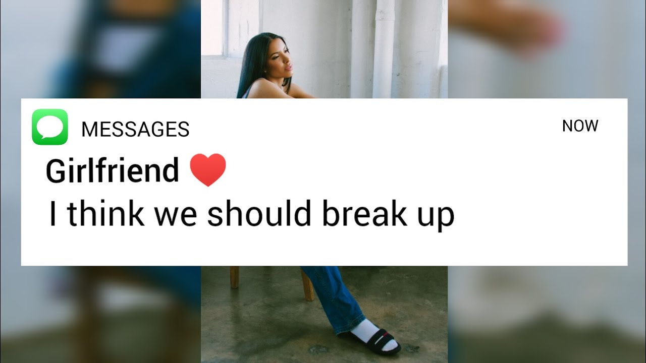 HOW TO BREAK UP OVER TEXT (Text Stories) - YouTube