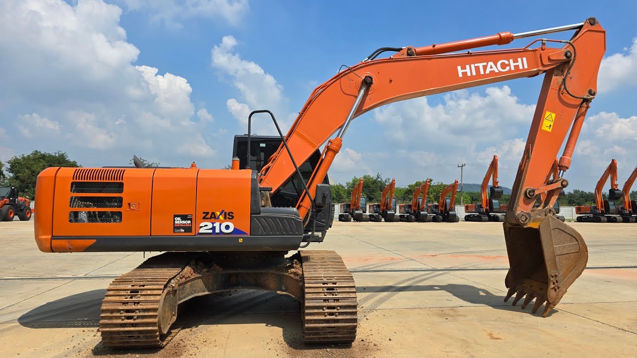 Hitachi ZX210-6G 3,***ชม ยังสวยสดงดงามเหมือนเดิมใบเล็ก 0625870434 เก่ง ...