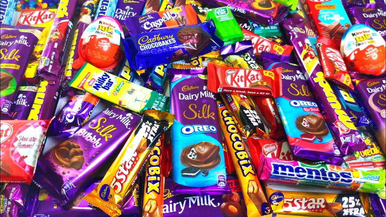 Lots of chocolates , Lots of Candies, Chocolate opening, Cadbury, Dairy ...
