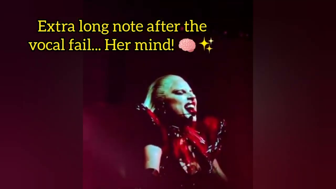 Lady Gaga - A5 high note scream!!! (Live at Chromatica Ball Tour - 2022 ...
