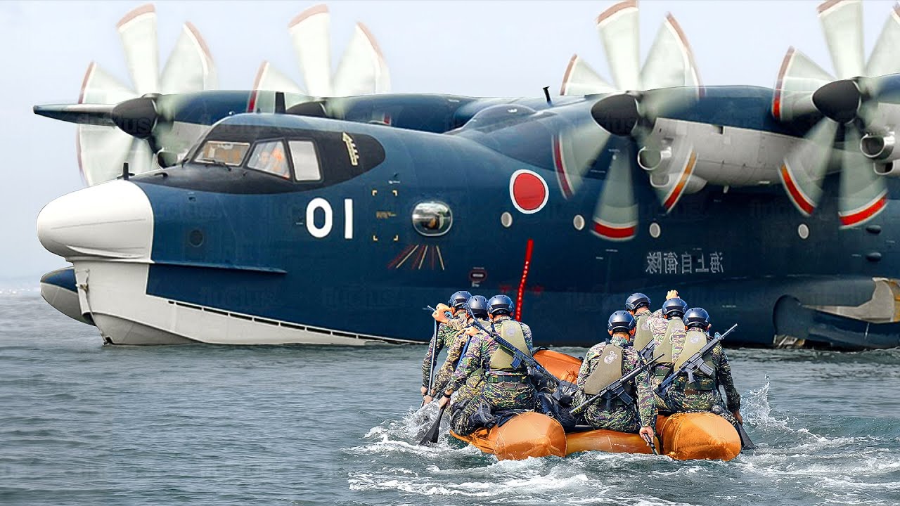 US Inspecting Japan’s Brand New Massive Seaplane for Intense Rescue ...