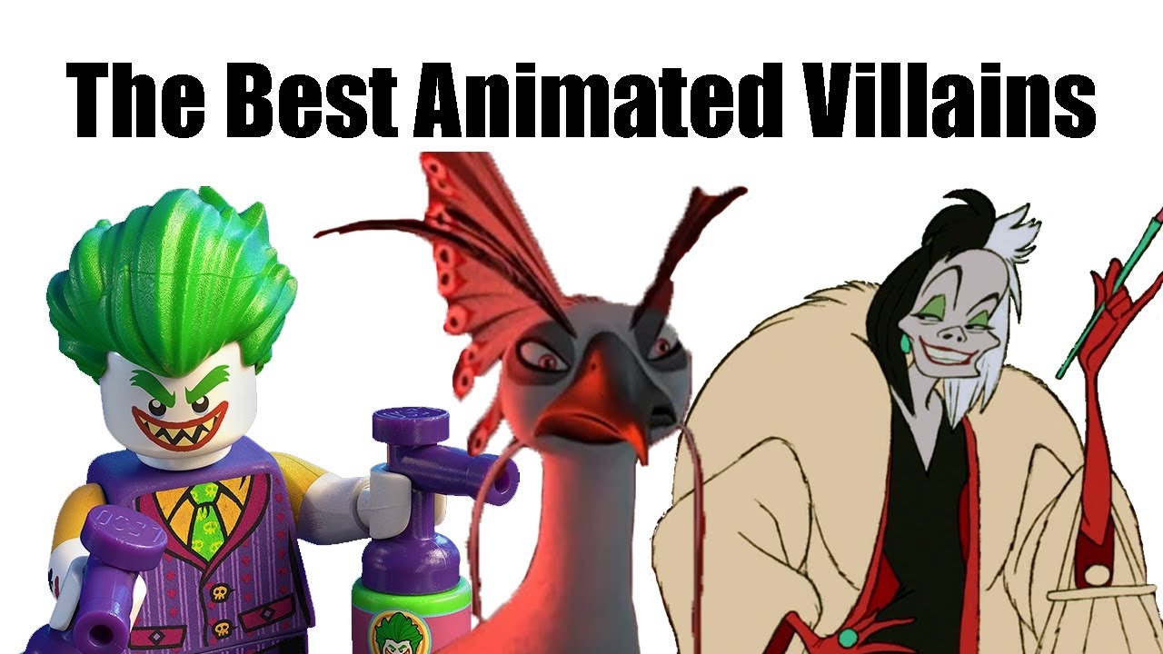 The Best Animated Villains - YouTube
