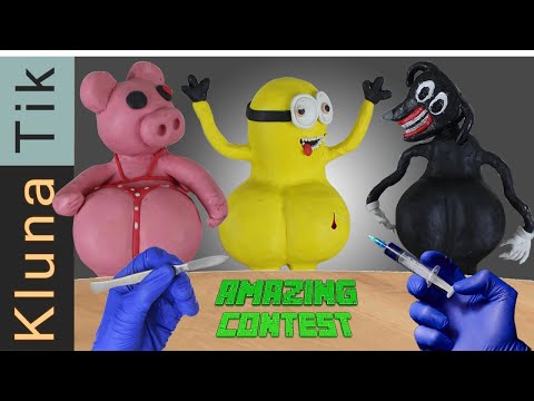 KLUNA TIK eating PIGGY in FARTING CONTEST |Mukbang Eating