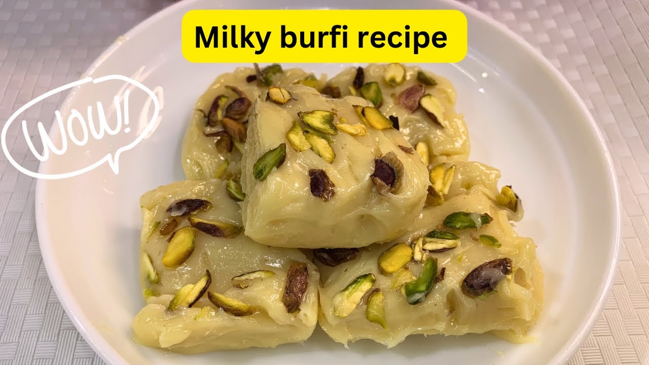 Milky Barfi recipe// easy and delicious recipe// recipe by ...