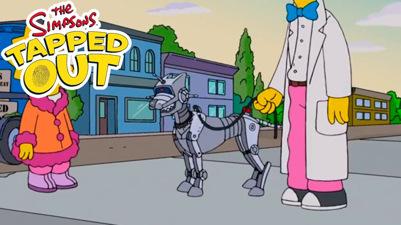 The Simpsons: Tapped Out - Rise of the Robots Event | Frink's Robot Dog ...
