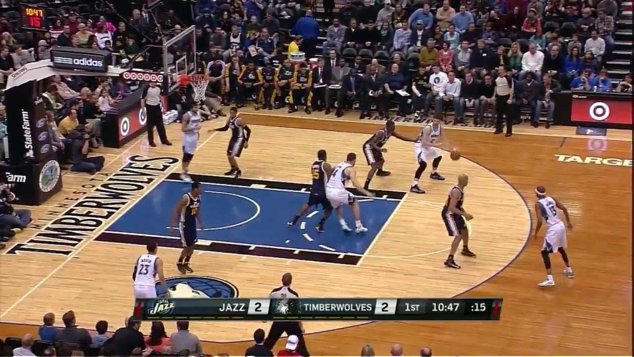 Extended Timberwolves Highlights - Wolves vs Jazz 1-18-14 - YouTube