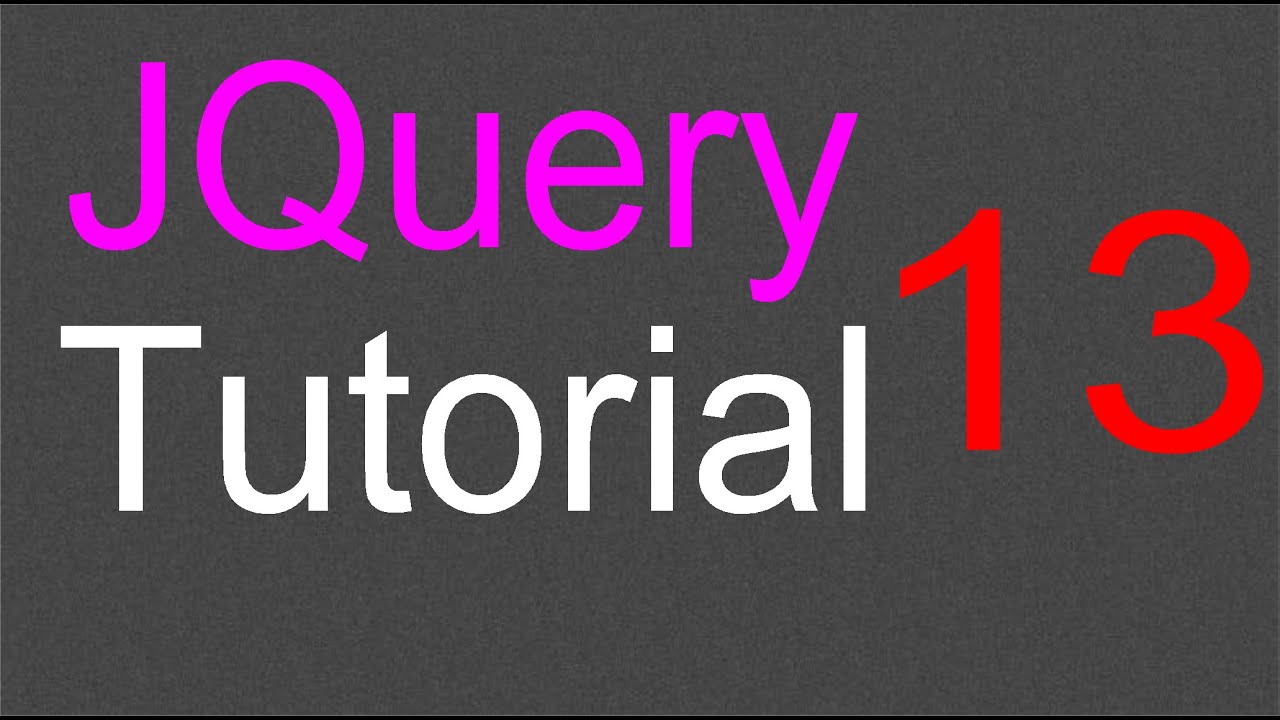Jquery Tutorial For Beginners 13 Fade In And Out Effects Youtube