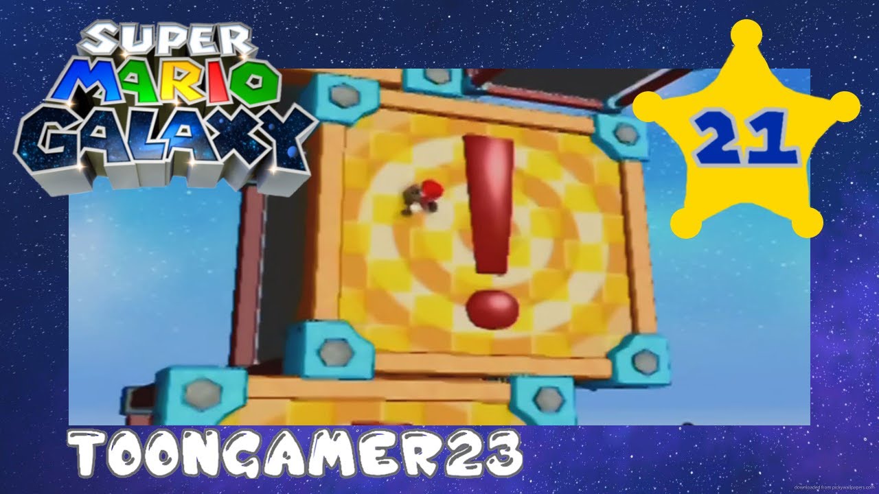Let's Play Super Mario Galaxy Part 21 - Gravity Scramble/Golden Chomp ...