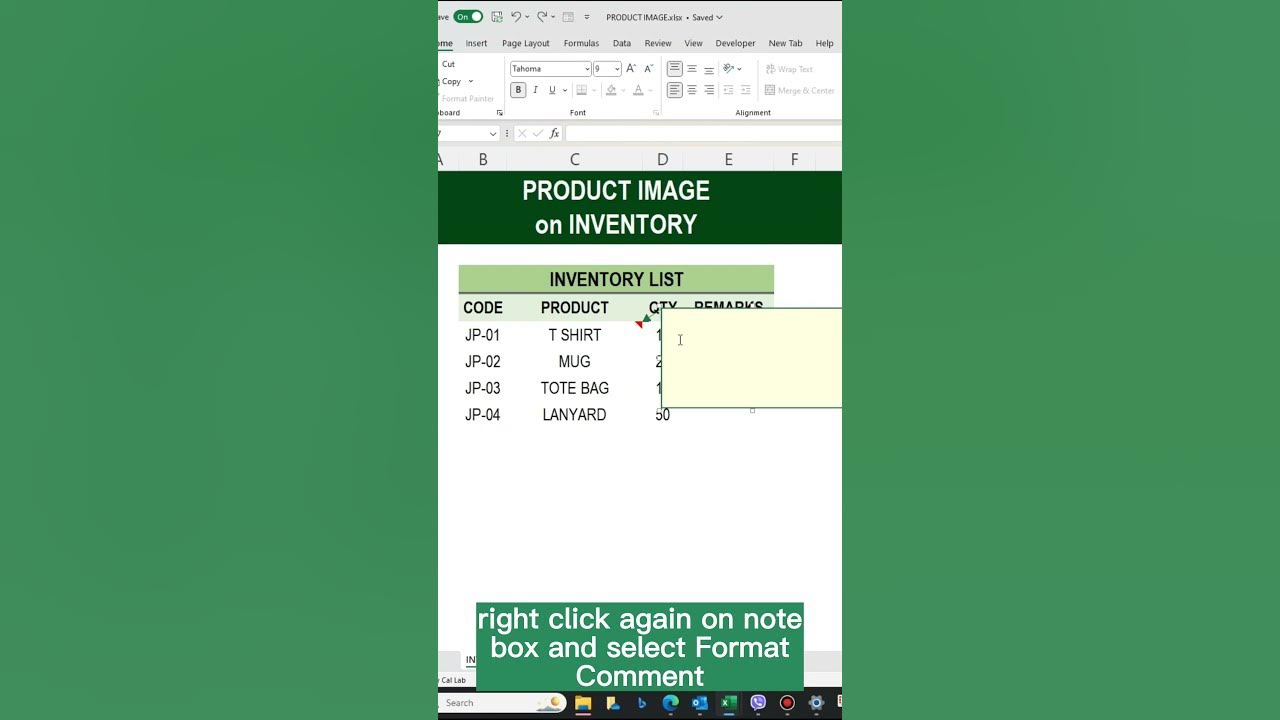 Add Product Image On Inventory Exceltipsandtricks Conditionalformatting Excel
