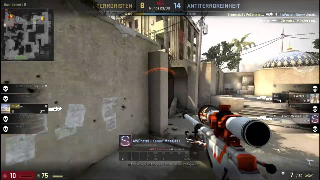 360 NOSCOPE on Dust 2 #eZ kill eZ life CS:GO - YouTube