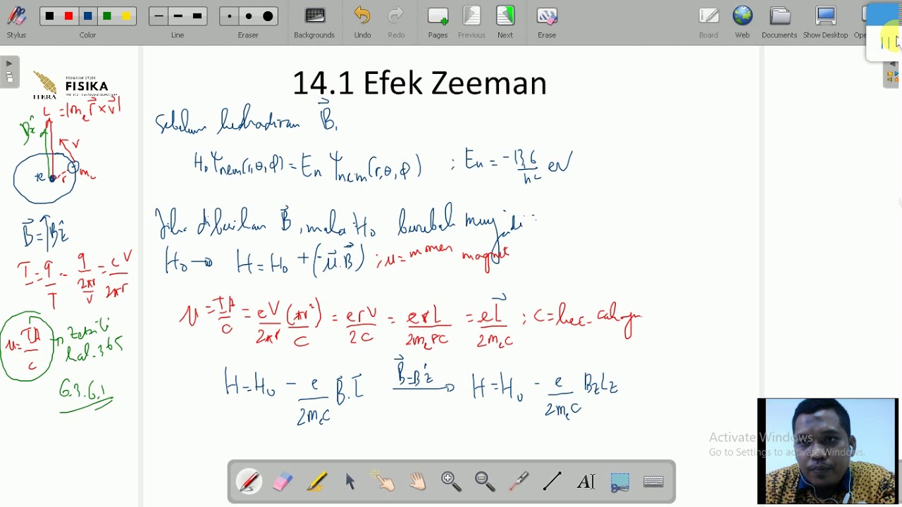 KUANTUM 14.1 EFEK ZEEMAN (KOREKSI MEDAN MAGNET) - YouTube