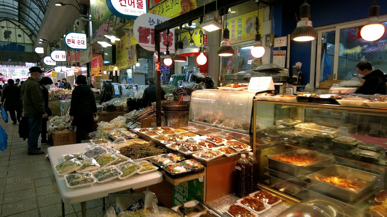 【4k】강동구 암사1동 암사종합시장 - Amsa 1-dong Amsa Complex Market Street 2020 ...