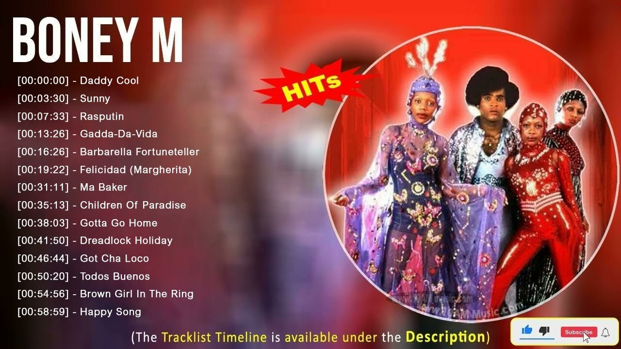 Boney M Gold Greatest Hits - The Best of Boney M - Boney M Full Album ...