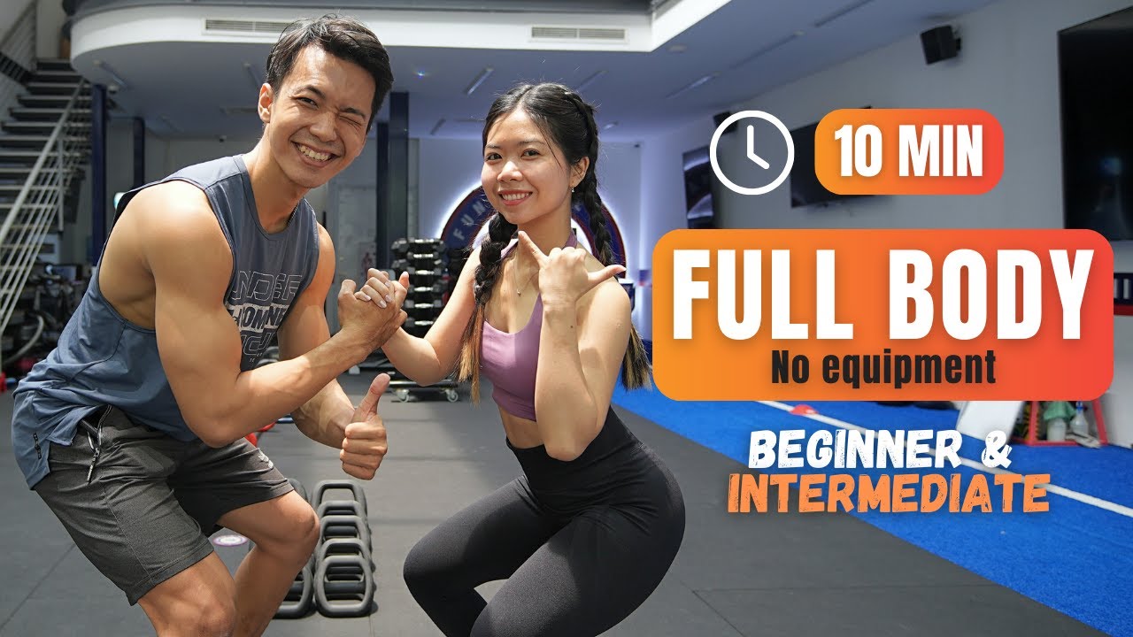 10 Min Full Body HIIT Workout I Beginner & Intermediate I Fat Burn ...