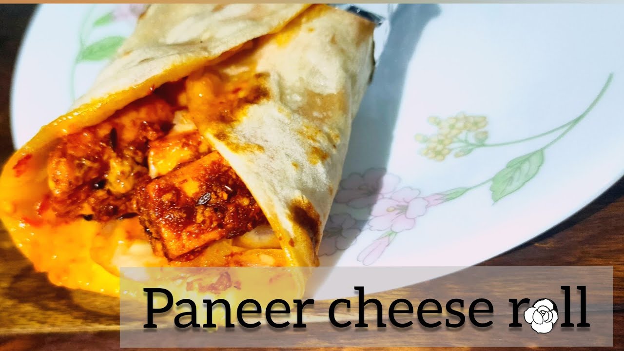 How to make paneer cheese roll||street food||Delicious paneer roll ...