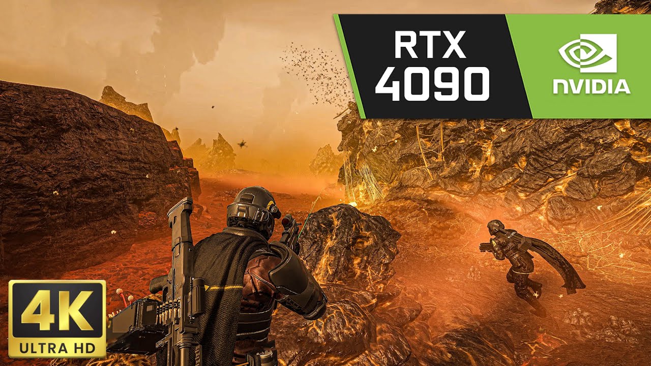 HELLDIVERS 2 | 4K Maximum Graphics ( Supersampling ) | RTX 4090 - YouTube