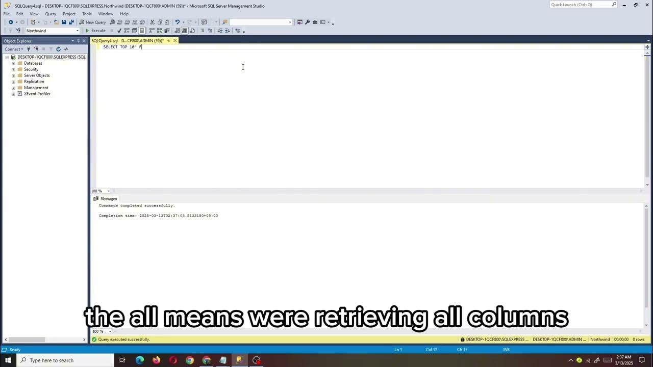 SQL SELECT TOP Tutorial – Limit Your Query Results Efficiently! - YouTube