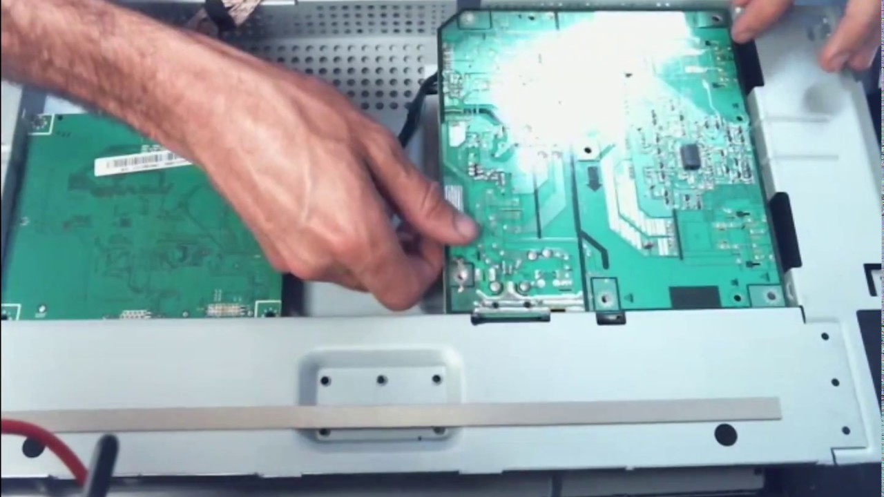 Crazy Screen Blinking or No Display? Replacing Bad Capacitors - YouTube