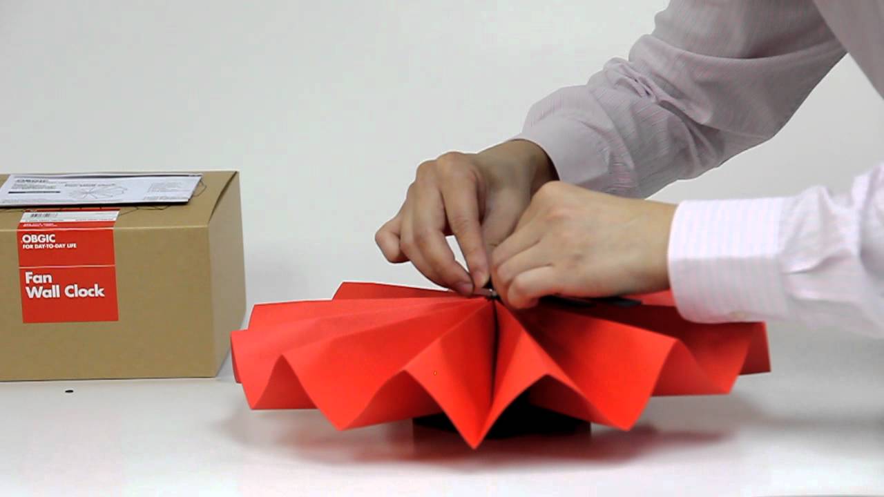 Fan Clock -- How can assemble Fan Wall Clock - YouTube