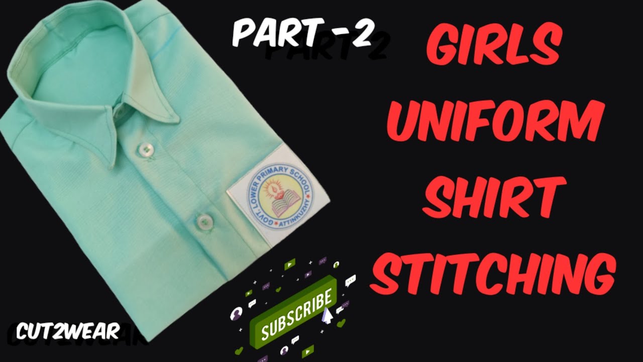 Girls Uniform Shirt Stitching | shirt stitching | How To Stitch Shirt ...