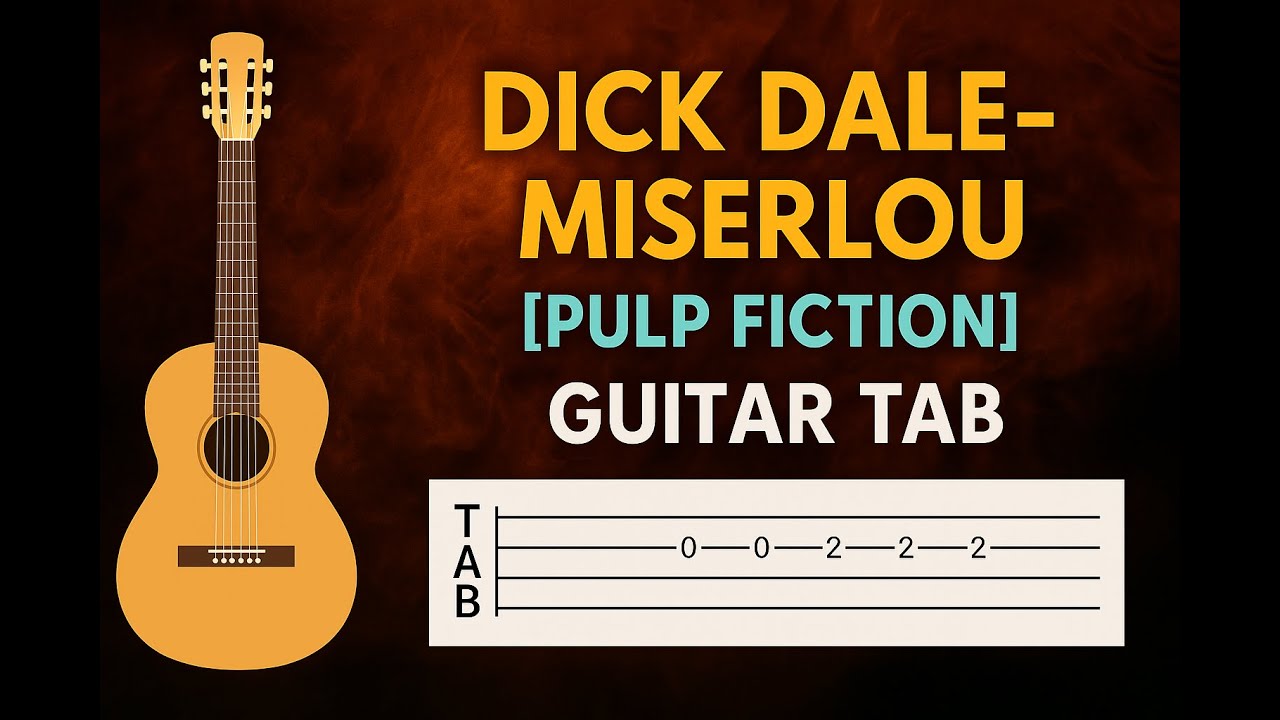Dick Dale- Miserlou (Pulp Fiction) GUITAR TAB v2 - YouTube