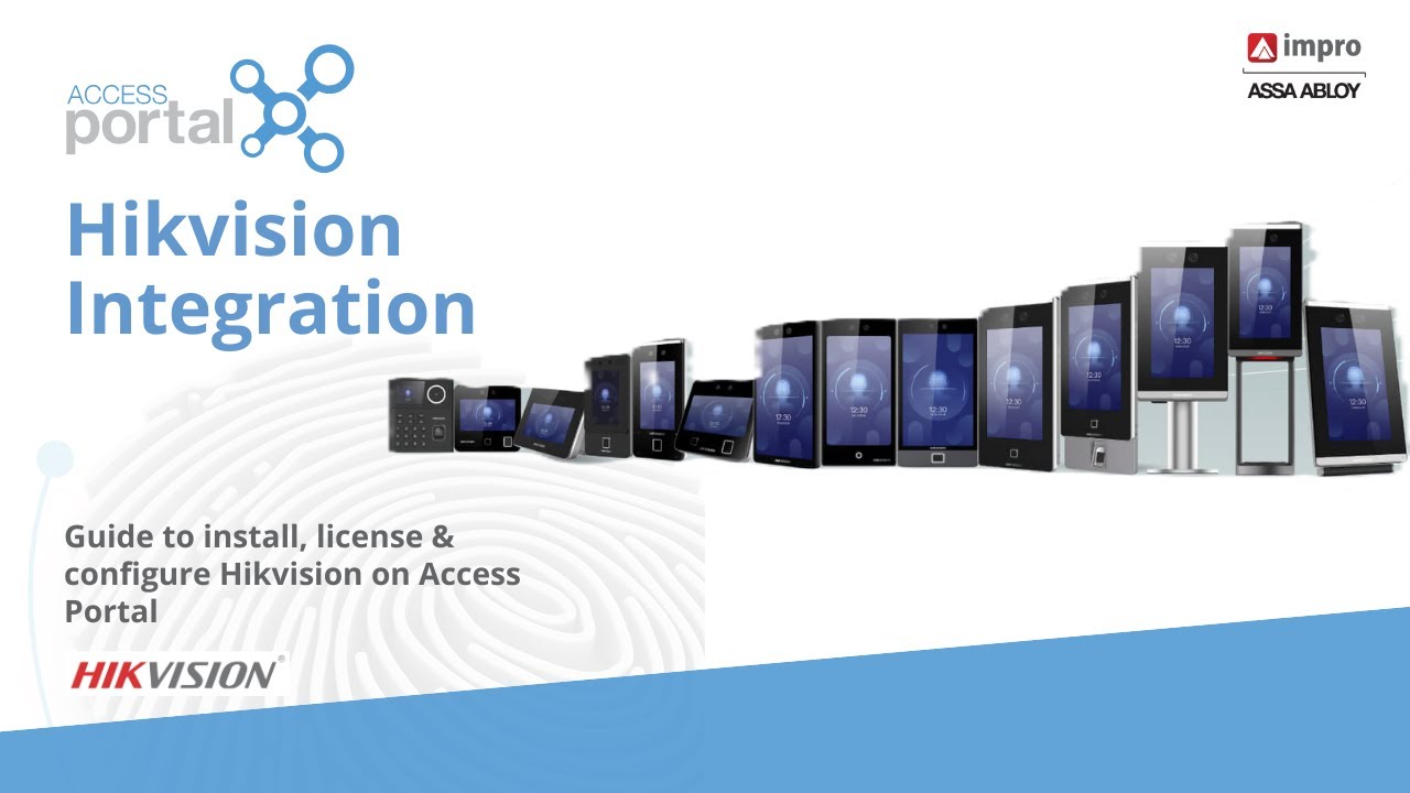 Hikvision Integration - Access Portal v5 - YouTube