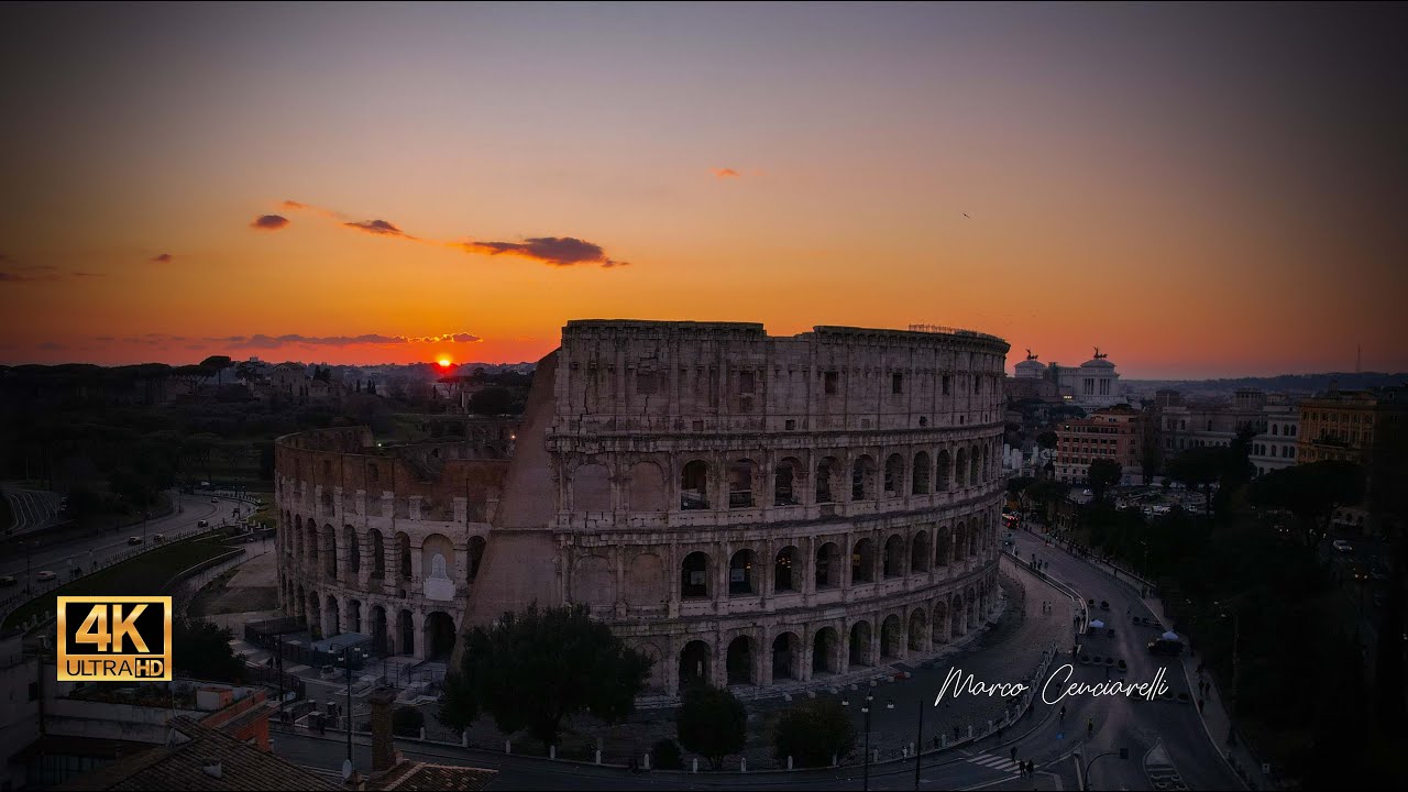 Rome From Above: Stunning 4k Drone Footage With Gladiator Soundtrack ...
