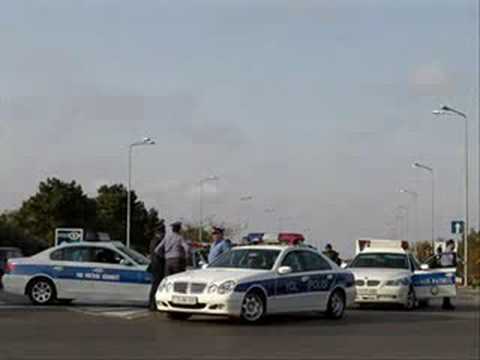 Azəri polis və Almaniya polisi