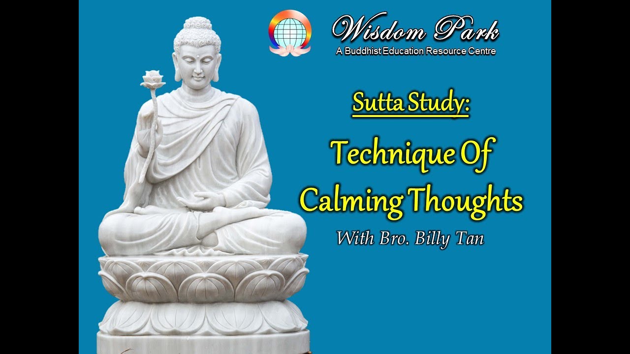 SUTTA STUDY MN20 TECHNIQUE OF CALMING THOUGHTS @WISDOM PARK BY BRO BILLY TAN (Sep 10, 2022 ...