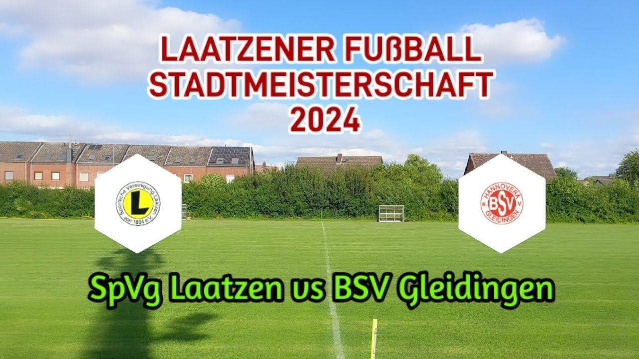 Stadtpokal Laatzen SpVg Laatzen vs BSV Gleidingen - YouTube