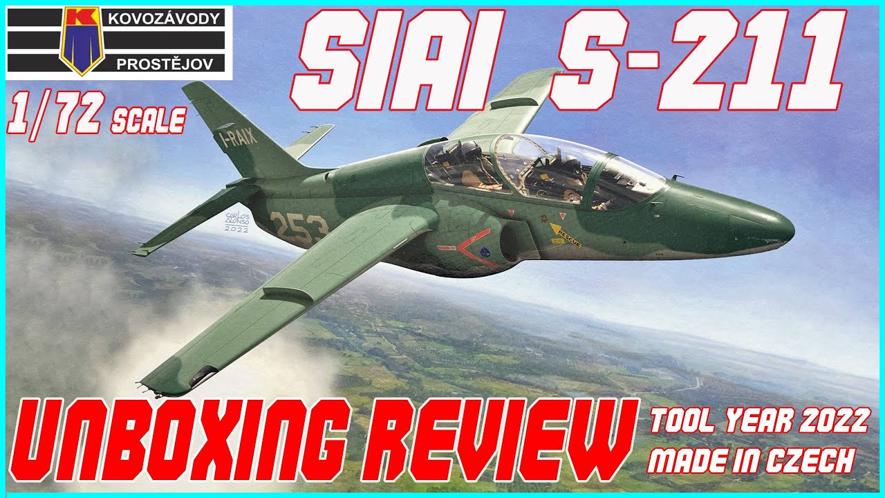 KO-PRO 1/72 AERMACCHI SIAI S-211 UNBOXING REVIEW - YouTube