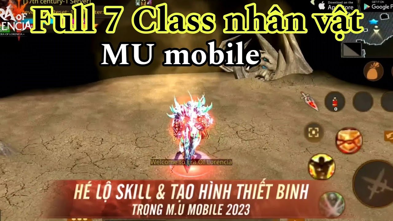 Full 7 Class nhân vật | Era of Lorencia ( MU mobile ) - YouTube